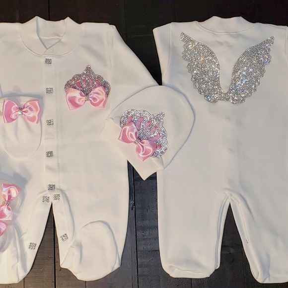 One Pieces | Angel Wings Jewels Baby Set | Poshmark